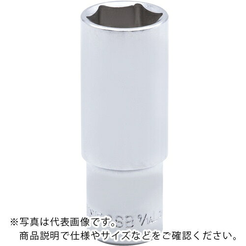 特長：ボルトが突出したナットを回すのに最適です。深い箇所のナットにも最適です。用途：ボルト・ナットの締付け・緩め作業用。仕様：差込角(mm)：6.35全長(mm)：51対辺形状：6角対辺寸法(インチ)：9/16インチサイズ材質／仕上：構造用...