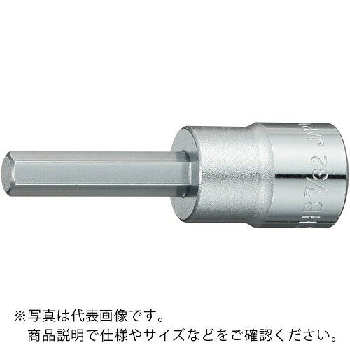 特長：ラチェットハンドルに差し込んで使用することにより、締め付けが素早く行えます。早回しに便利なローレット加工仕上げです。用途：六角穴付きボルト・ねじの締付け、緩め作業用。仕様：対辺寸法(インチ)：7/32差込角(mm)：6.35ビット長さ...