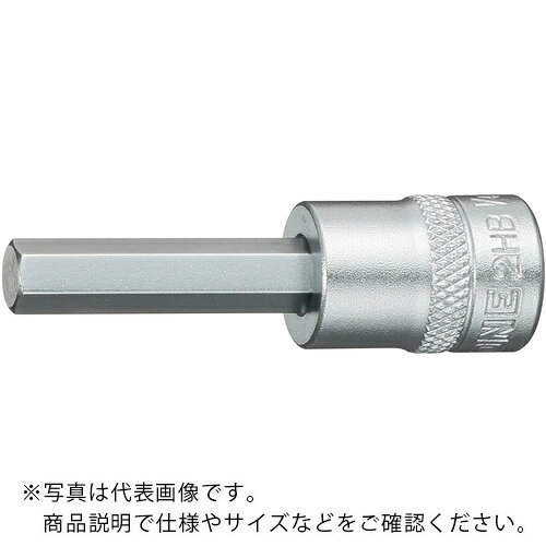 特長：ラチェットハンドルに差し込んで使用することにより、締め付けが素早く行えます。早回しに便利なローレット加工仕上げです。用途：六角穴付きボルト・ねじの締付け、緩め作業用。仕様：対辺寸法(インチ)：1/4差込角(mm)：6.35ビット長さ(...