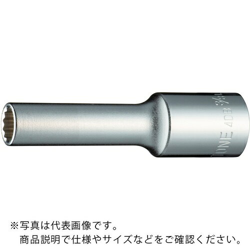 特長：ボルトが突き出したナットを回すのに最適です。深い箇所のナットにも最適です。用途：ボルト・ナットの締付け・緩め作業用。仕様：差込角(mm)：12.7全長(mm)：83対辺形状：12角対辺寸法(インチ)：3/8インチサイズ材質／仕上：構造...