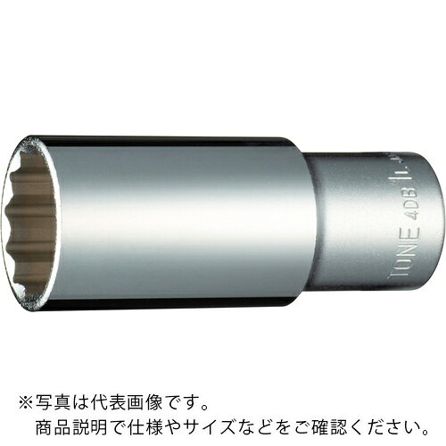 特長：ボルトが突き出したナットを回すのに最適です。深い箇所のナットにも最適です。用途：ボルト・ナットの締付け・緩め作業用。仕様：差込角(mm)：12.7全長(mm)：83対辺形状：12角対辺寸法(インチ)：1インチサイズ材質／仕上：構造用鋼...