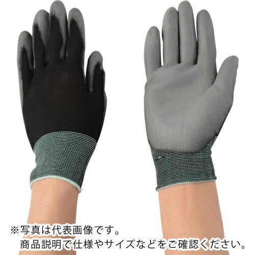 特長：長繊維ウーリーナイロンを使用していますので、ホコリの発生を抑制します。手のひら部分にウレタン樹脂をコートしています。UVカット率99％以上の手袋です。用途：精密機械工業・流通作業・農作業・園芸に。仕様：色：ブラックサイズ：Mゲージ数：...