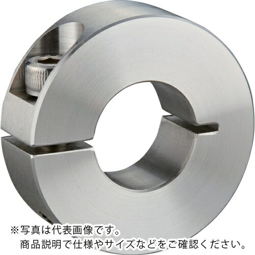 特長：締結力の強いスリットタイプです。交換時に便利な型番マーキング付きです。用途：ベアリングとシャフトの固定。仕様：内径(mm)：13外径(mm)：30総幅(mm)：10締付ねじ：M4×12ノーマルタイプ材質／仕上：ステンレス(SUS304...