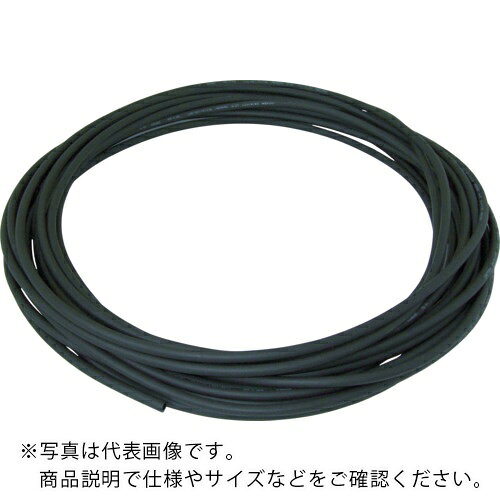 特長：スポット溶接のエア配管および水配管に最適です。仕様：色：黒内径×中径×外径(mm)：5×8×10使用流体：空気、水全長(m)：100スパッタ防止用ポリウレタン流体温度：空気　-5〜60℃・水　5〜40℃(凍結なきこと)使用圧力：0.8...