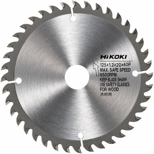 仕様：一般木材用チップソー125×0.8×20MM40山注意：日立工機(株)のブランドは、2018年10月「HiKOKI」に変わりました。　●メーカー取寄商品について 本商品はメーカーからの取寄商品となります。 納期は、メーカー確認後、メー...