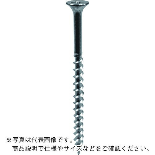 特長：ねじ山の間隔が長く（粗目）ねじの溝が深い、電動工具を使って作業するもっとも一般的な木工用ビスです。仕様：寸法(mm)d：4.2全長(mm)：65ねじ部長さ(mm)：45タイプ：半ネジパック入数(本)：60頭部径dk(mm)：8.2パッ...