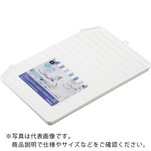特長：排水時はシンクにかけてお使いください。SIAA抗菌加工です。食器やコップの水切りにお使いください。仕様：幅(mm)：300奥行(mm)：455高さ(mm)：25色：ホワイト材質／仕上：ポリプロピレン　●代表画像について 商品によっては...