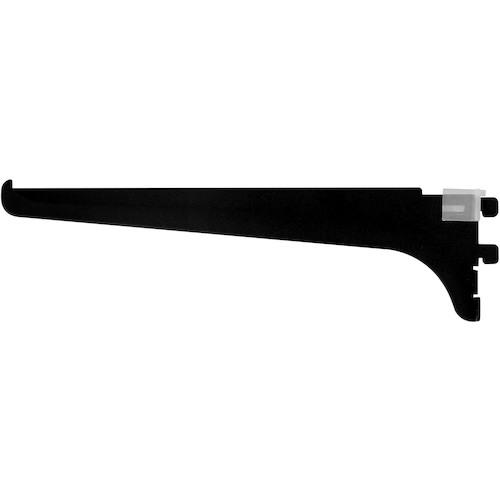 特長：ピラシェル棚柱専用棚受け金具。木製棚板用の棚受けです。ストッパー付きで簡単に固定できます。用途：オープンクローゼット、工具収納に。仕様：幅(mm)：270奥行(mm)：100高さ(mm)：70色：黒タイプ：250ミリ用鉄　●代表画像に...