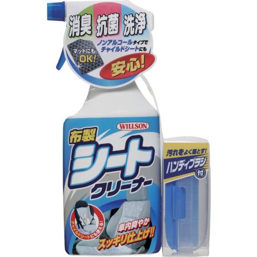 特長：ハンディブラシ付で汚れを強力に落とし、消臭抗菌効果によりシートを清潔に保ちます。ノンアルコールタイプなので、チャイルドシートにも安心です。仕様：容量(ml)：400材質／仕上：成分：界面活性剤、抗菌剤、消臭剤　●代表画像について 商品...