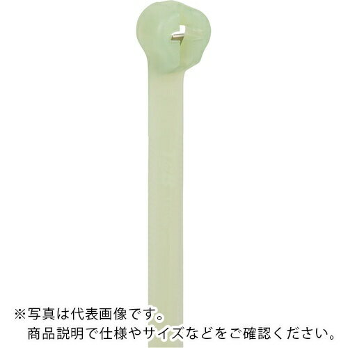 特長：世界で初めて開発された結束バンドTy-Rapです。ステンレススチールの爪が確実に長期間、ケーブルをしっかりと結束します。仕様：色：ライトイエロー幅(mm)：3.6長さ（mm）：140引張り強度（N）：180最大結束径φ（mm）：29極...