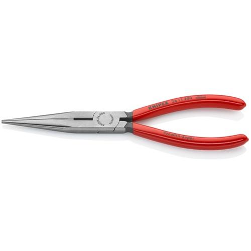 特長：ヘッドは頑丈で、しかも精密に作られています。ロングタイプで、先端形状は半丸型です。つかみ面には滑り止めの横スジが入っています。入念な焼入れ処理が施されたカッター部の硬度は約HRC61です。仕様：全長(mm)：200切断能力(mm)硬線...