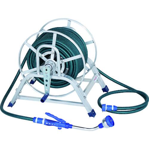 特長：アルミ製でさびに強いです。耐寒・防藻・耐圧に優れたφ15mmの特殊耐圧水道ホース50m付です。8つの水流（シャワー、ジェット、カクサンV、カクサンC、ストレート、キリ、カクサンF、アングル）が選べる多機能タイプのロングノズル付です。用...