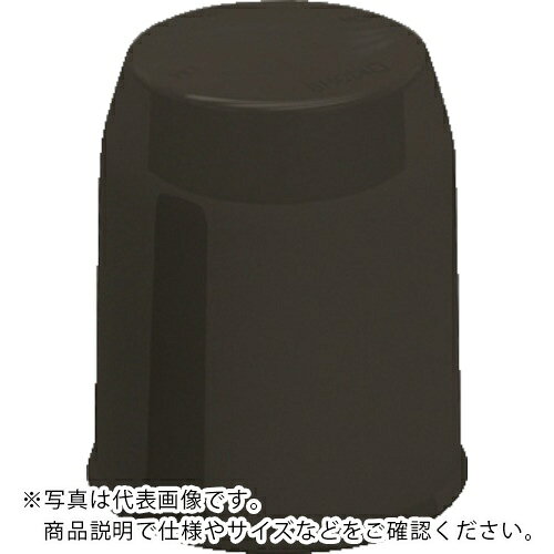 特長：平座金付きダブルナットを完全収納できます。荷重や衝撃に強い特殊樹脂製で強度は抜群です。突出したボルトをカバーし、ひっかけ事故でのケガを防止します。用途：固定アンカーボルト等の保護、化粧用。仕様：色：ダークブラウン適合ねじ：M20、W3...