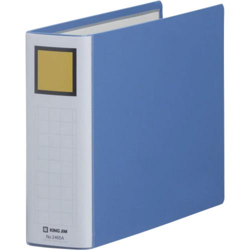 特長：左右どちらからでもとじ具が開閉できるので、書類の抜き差しが簡単です。簡単キレイにとじ具が外せる新機構を採用しているので分別作業の手間がかかりません。仕様：色：青規格：B5背幅(mm)：66収納数(枚)：500穴数：2穴タイプ：B5ヨコ...