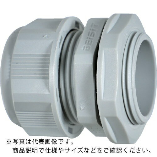 特長：ナイロン素材のため、軽く扱いやすく、工具なしでも手で敏速・確実に線材を締め付けることができます。IP68/69Kの防水規格を取得しているので、内部機器への影響がありません。用途：屋外用通信機、制御盤、LEDの電源ケーブル接続部の防水・...