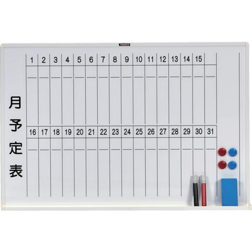 特長：印刷の文字入りで、毎月の予定や行事の管理に適してます。仕様：板面色：白枠色：ホワイト板面外寸(mm)縦：600板面外寸(mm)横：900ボード形状：長方形（横長）板面外寸縦×横(mm)：600×900マグネット仕様両面/片面縦書きマグ...