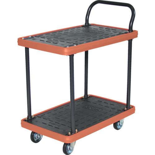 特長：荷台の全周に緩衝ゴムを巻き、ぶつけても傷を付けにくくしてあります。緩衝ゴムがテーブル面より約5mm高いためコボレ止めにもなっています。仕様：均等荷重(kg)：150色：ブラック長さ(mm)：716幅(mm)：436高さ(mm)：162...