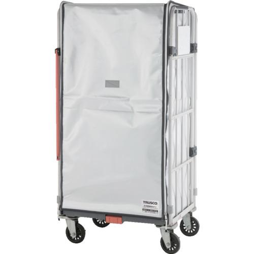 特長：搬送カゴ車専用保冷カバーです。カゴ車メーカーを問わず、樹脂フックで簡単に装着できます。天面垂れ防止板で天面を補強、開口部も広く物品が出しやすいです。カゴ車一帯の折り畳みタイプです（ネスティング対応）PETパールUV生地を採用しており、...