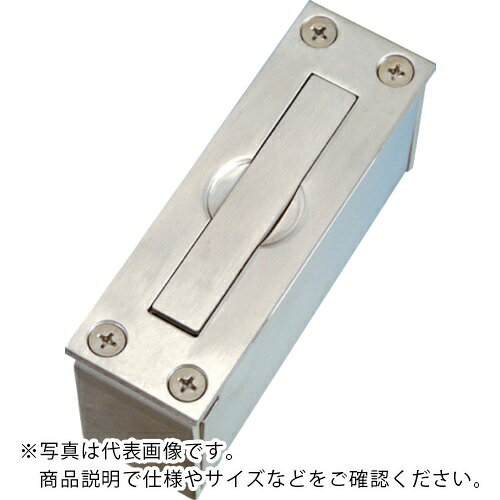 特長：未使用時には取手が本体の中に納まるので邪魔になりません。用途：コンクリートや銅板の溝蓋等に。仕様：H(mm)：38.5W(mm)：64ねじ径：M-4A1(mm)：33A2(mm)：20A3(mm)：12B3(mm)：69A4(mm)：...