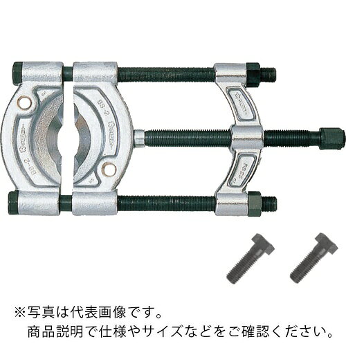 特長：1mm以下の爪厚さで、狭いすき間にもはまります。スピーダーのおねじのみを締め付けるタイプです。G・GL型で爪の入るすき間のないベアリングやギヤなどの引き抜きに最適な補助ツールです。仕様：くわえられる径(mm)：6〜60適合プーラー：G...