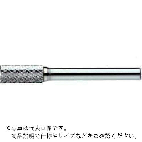 特長：シャンク径6mmの超硬バーです。刃径6.0mm以下のものは、オール超硬(全長50.8mm)です。用途：炭素鋼、合金鋼など様々な鋼のバリ取、面取り、彫刻などの加工が出来ます。仕様：形状：円筒型(マスターカット)刃径(mm)：8刃長(mm...