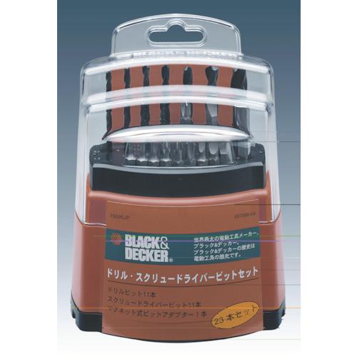 特長：ドリル・ドライバービットの豊富なセットです。用途：ドリルドライバー先端ビット。仕様：セット内容(点)：23ビットアダプター式ドライバービット丸軸ドリルビット材質／仕上：鉄セット内容／付属品：丸軸ドリル1.5mm-10.0mm11本セッ...