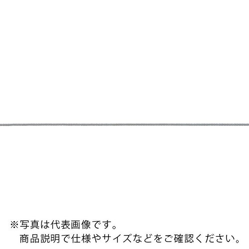 特長：ステンレス製で耐食性に優れ、リールに巻き取られているので扱いやすくなっています。用途：転倒防止・連結部品・張り固定・機械部品仕様：ロープ径(mm)：1.5長さ(m)：100使用荷重(kg)：70使用荷重(kN)：0.68SUS1.5φ...