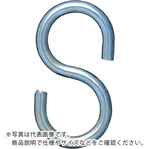 特長：ベーシックな形状で安価なスチール製のS字フックです。用途：物の吊り下げ、引っ掛けとして。仕様：使用荷重(kN)：0.0196D(mm)：2.0L(mm)：19.0W1(mm)：7.5W2(mm)：7.5参考使用荷重(kg)：2.0破断...
