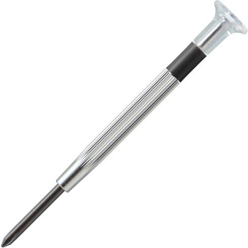 特長：時計・メガネの分解や、精密機器などのねじ回しに便利です。後端のキャップが回転するため、細かい作業もスムーズにおこなえます。色でサイズが分かる、カラーバンド付です。用途：PCや小型家電などの小さなネジ回しに。仕様：刃先：［［＋］］1軸長...
