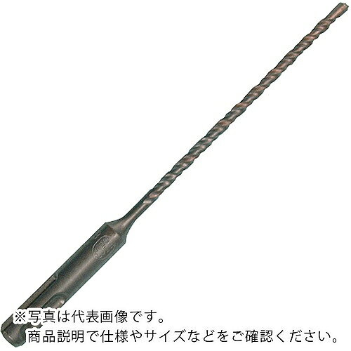 特長：先端近くまで切られた4本フルートは切り粉の排出を効率よく行います。用途：被削材：コンクリート、ブロック、モルタル、石材。仕様：刃径(mm)：3.4有効長(mm)：100全長(mm)：160シャンク形状：SDSプラス適合機種：SDSプラ...