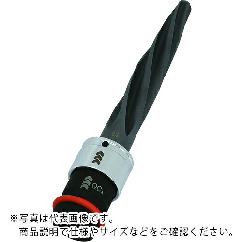 特長：アダプターをインパクトレンチから取り外すことなく、リーマー部の交換ができます。用途：鋼板のボルト穴の拡大や位置の修正に。仕様：刃径(mm)：:Φ18.0刃長(mm)：114全長(mm)：177　●メーカー取寄商品について 本商品はメー...