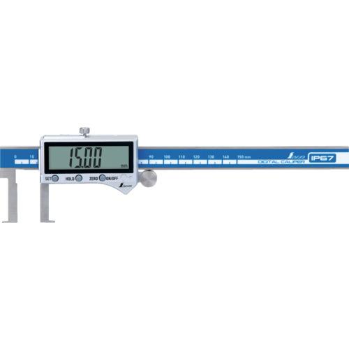 特長：デジタルユニット部は防塵・防水性能IP67です。読み取りやすい文字高13mmの大型液晶表示を採用しました。微調整に便利な微動送り付です。オートパワーオフ機能付です。最小読取値が0.01mmで精密な作業に適しています。比較測定のできるゼ...