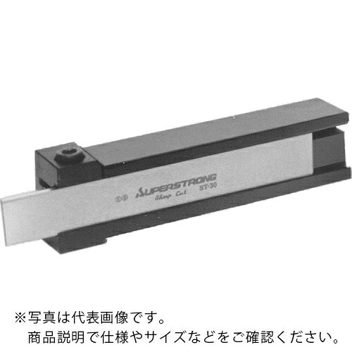 特長：カッティングバイトは当社独自の形状でユーザー様自身で成形して使用することができます。カッティングバイト1本付です。溝入れや、突切り用です。用途：溝入れや、突切り用。仕様：幅(mm)：19高さ(mm)：22全長(mm)：100適合バイト...