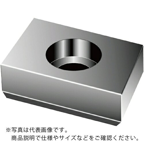 特長：T溝付テーブルに治具台を取り付ける時に便利です。仕様：T溝幅(mm)：18適合T溝：18適用キャップボルトサイズ：M6ステップキー（T溝18）材質／仕上：S50C　●代表画像について 商品によっては、代表画像を使用している場合がござい...