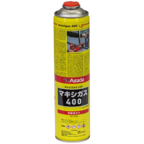 特長：ロキシー400Lキット用カートリッジガスです。プロパン、ブタン、アセトン等の混合ガスです。ロキシー400L使用により3,100℃の高温度用途：ロキシー400Lキット用カートリッジガス。仕様：内容量(g)：352適合トーチ：ロキシー40...