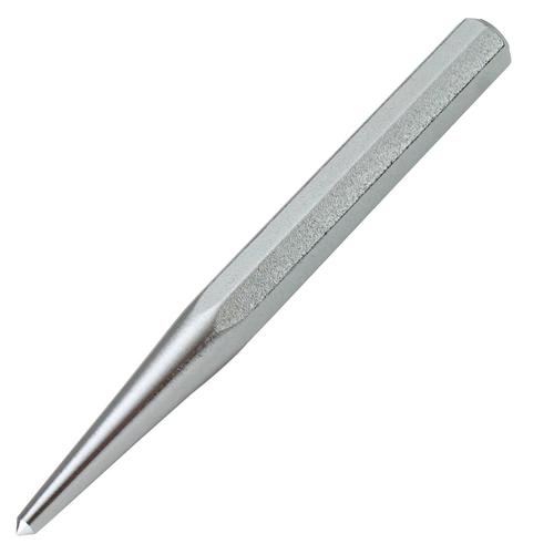 特長：正確な穴あけ加工の必需品です。用途：センター打ちに。仕様：全長(mm)：100幅(mm)：10先端径(mm)：4外径(mm)：10材質／仕上：炭素鋼