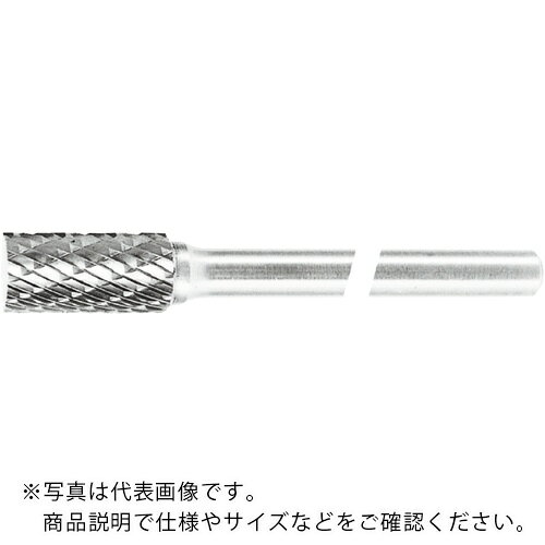 特長：ロングシャンクタイプです。仕様：形状：円筒(シングルカット)刃径(mm)：6刃長(mm)：12.7軸径(mm)：6軸長(mm)：149.3オール超硬/ロー付：ロー付刃先タイプ：品番の末尾S付 シングルカット、Sなし ダブルカット注意：...