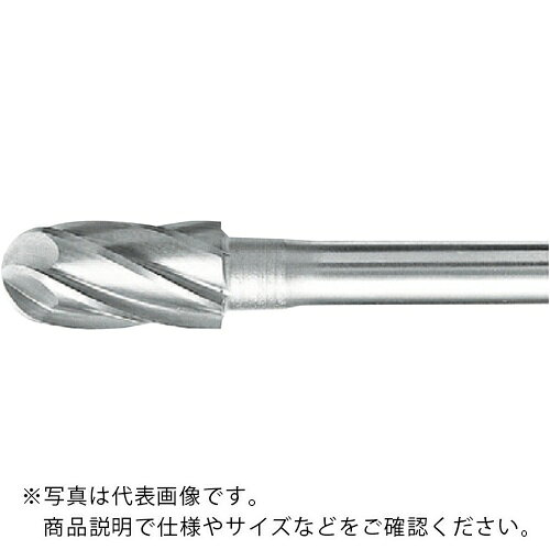 特長：独自開発の刃形状により、高速回転使用時にバーが不用意に被切削物に喰いこんでしまうことがないため、滑らかに加工でき能力アップに貢献します。アルミカットタイプです。仕様：形状：先丸円筒(アルミカット)刃径(mm)：19刃長(mm)：25軸...