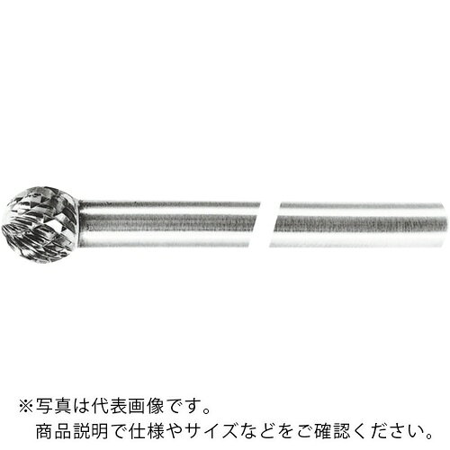 特長：ロングシャンクタイプです。仕様：形状：球(ダブルカット）刃径(mm)：6刃長(mm)：5軸径(mm)：6軸長(mm)：150オール超硬/ロー付：ロー付刃先タイプ：品番の末尾S付 シングルカット、Sなし ダブルカット注意：作業時は必ず安...