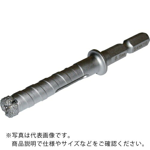 特長：超硬ドリルに比べて、欠けが少なくきれいに穴あけができます。インパクトドライバーなどで簡単・静かに穴あけができるお手軽ドリルビットです。乾式で水処理不要なので、現場を汚しません。用途：被削材:コンクリート、モルタル、ブロック、押出成形セ...