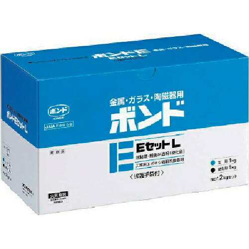 特長：高耐久性と高耐水性を持ちます。2液混合型です。90分硬化開始です。耐水性、耐久性に優れた接着剤です。用途：5分硬化型よりも接着力や耐久力が必要な場合に。スポーツ・レジャー用品の修理に。陶磁器製品の補修に。各種金属・タイル・陶磁器・ガラ...