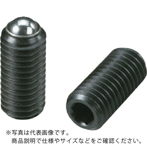 特長：ネジ部本体にスプリングを内蔵し、押し圧によってボールをストロークし位置決めします。仕様：荷重(N)：4.0〜10.0ストローク(mm)：0.8ポール径(mm)：2.5ねじ径：M4×0.7本体寸法(mm)長さ：10材質／仕上：本体：SU...