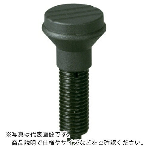 特長：ノブの操作でノーズがストロークし、位置決めします。仕様：インデックスプランジャー材質／仕上：本体：SUM22L 黒染めノブ：ポリアミド つや消しブラックコイルバネ：SWPAノーズ：SUM22L HRC58〜62　●代表画像について 商...
