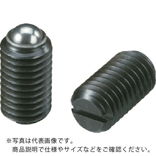 特長：ネジ部本体にスプリングを内蔵し、押し圧によってボールをストロークし位置決めします。仕様：荷重(N)：15.0〜30.0ストローク(mm)：1.5ポール径(mm)：5.0ねじ径：M8×1.25本体寸法(mm)長さ：30材質／仕上：本体：...