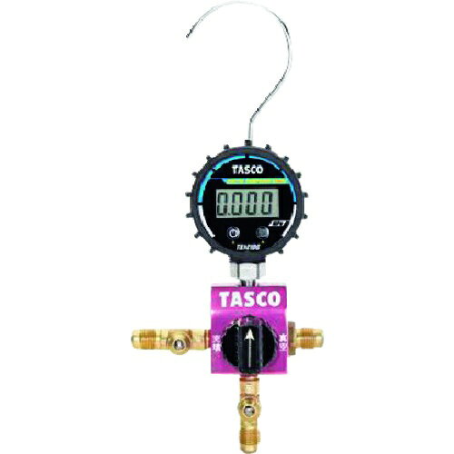 仕様：圧力表示(MPa)：0.1〜5.0(TA141DG)マニホールド：ゲージ取付ネジ…1/8″NPT：ホース接続ポート…5/16″フレア(TA123DG)セット内容／付属品：150cm（青）（TA133AB-2）150cm（黄）（TA13...