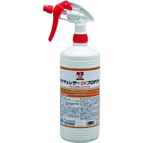 特長：高濃度ジメチルシリコーンと保湿剤によりタイヤに潤いと濃い光沢を与えます。紫外線吸収剤を配合し、紫外線・オゾンによる劣化を防止します。拭きあげたあとのベタつきが少なく、サラッとして深い黒艶に仕上がります。仕様：容量(L)：1　●メーカー...