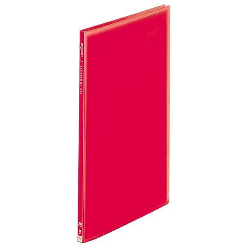 特長：きれいな透明カラー表紙のトップインタイプ・クリヤーブックです。背幅がスリムなのでカバンに入れてもかさばりません。透明生地採用のカラフルなスケルトンタイプのクリヤーブックです。中台紙なし・ポケット固定式です。目にやさしいエンボス加工ポケ...