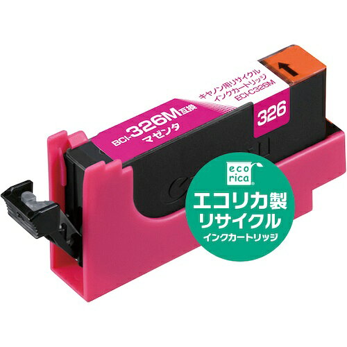 特長：互換インクシェアNo.1　圧倒的な販売実績信頼の証　エコマーク認定・グリーン購入法適合商品　安心のサポート体制「エコリカ回収BOX」で回収しリユース（再使用）製品として再生した環境にやさしい製品用途：印刷コスト削減、環境に優しい製品を...