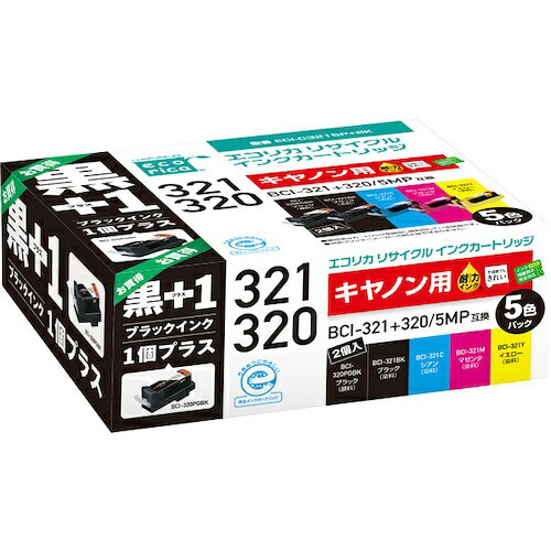 特長：互換インクシェアNo.1　圧倒的な販売実績信頼の証　エコマーク認定・グリーン購入法適合商品　安心のサポート体制「エコリカ回収BOX」で回収しリユース（再使用）製品として再生した環境にやさしい製品用途：印刷コスト削減、環境に優しい製品を...