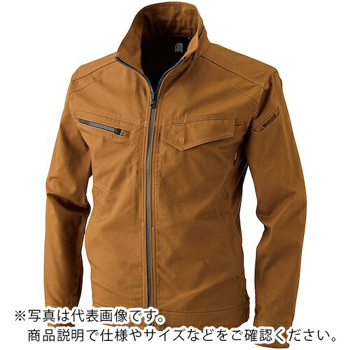 特長：綿100％の風合いで耐久性に優れたワークウェア仕様：色：キャメルサイズ：4L材質／仕上：綿80％ポリエステル20％　●メーカー取寄商品について 本商品はメーカーからの取寄商品となります。 納期は、メーカー確認後、メールでご連絡させて頂...